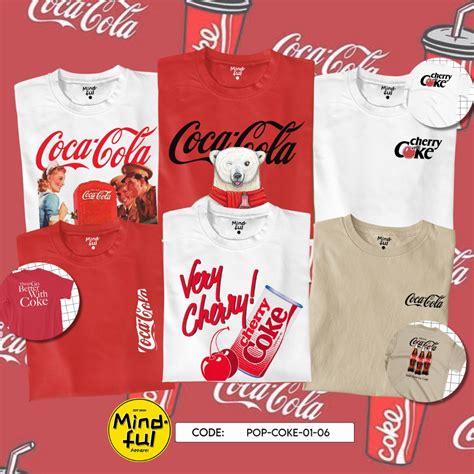 Pop Culture Coke Graphic Tees Mindful Apparel T Shirt Shopee