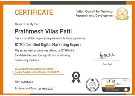Prof Prathmesh Patil On Linkedin Achievement Futurescope