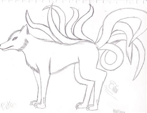 Entei The 9 Tailed Wolf Demon By Hinataywakashi On Deviantart