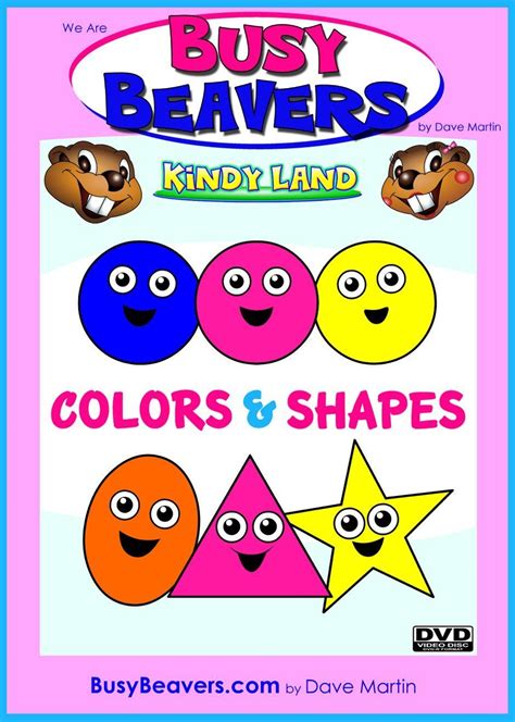 Busy Beavers Kindyland Presents Colors And Shapes Busy Beaver Beaver Business