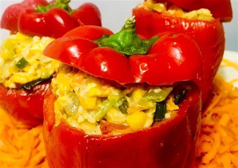 AjÍes Morrones Rellenos 🫑🧅🥕🌽🫑 Receta De Patricia Pinola🇦🇷 Cookpad