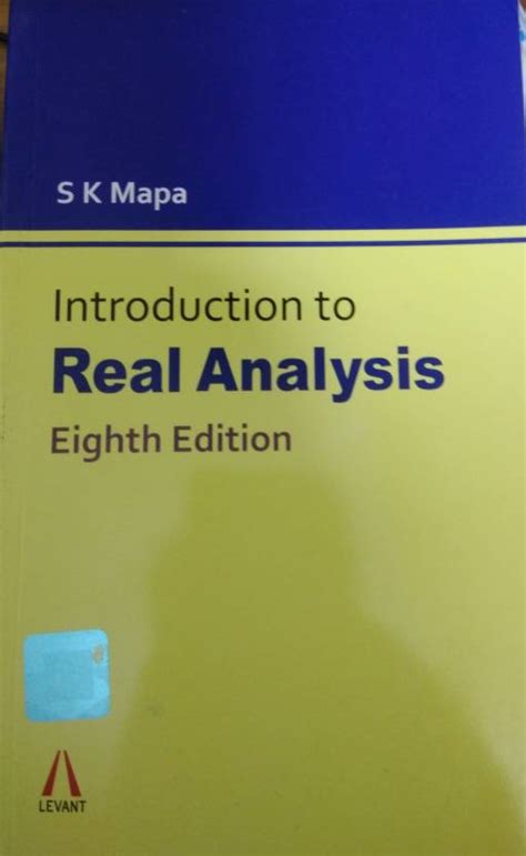 Introduction To Real Analysis 8th Edition English Paperback Sk