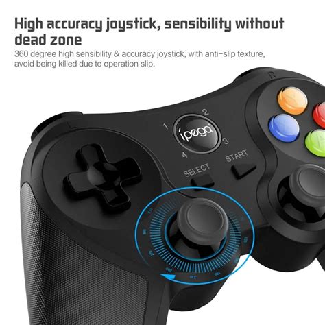 Ipega Pg 9078 Wireless Bluetooth Joystick Gamepad Game Controller Adjusted Holder For Android