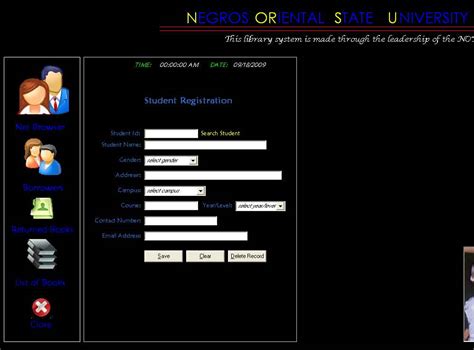 Library System Sourcecodester