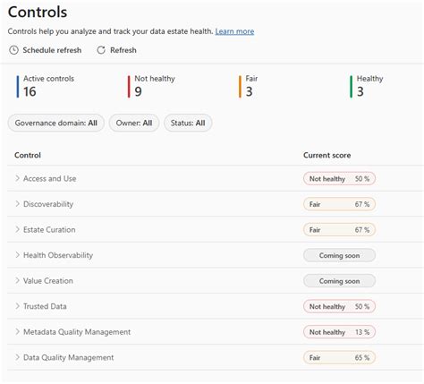 Data Health Management In Microsoft Purview Unified Catalog Microsoft Learn