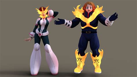Uraraka And Endeavor Head Swap By Alistered On Deviantart