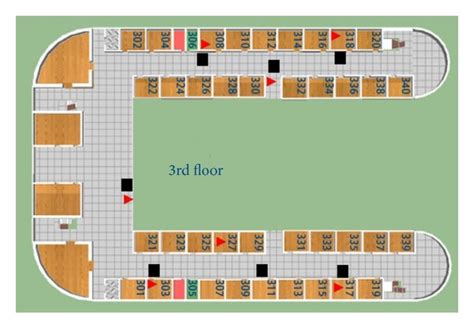 The Plane Structure Of Each Floor Download Scientific Diagram