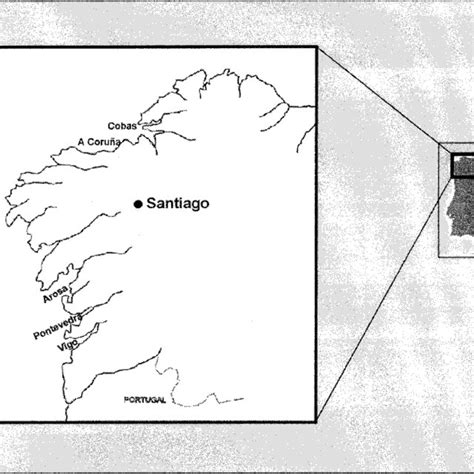 Location Of The Shelll Sh Harvesting Areas And Depuration Plants
