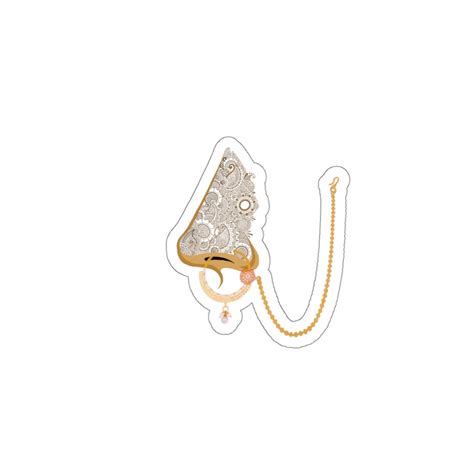 Desi Nose Ring Sticker Henna Stickers Mehendi Desi Etsy