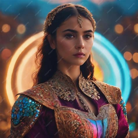 Premium Ai Image Colorful Glowing Cirlce