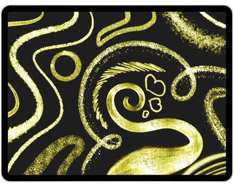 Artstation 30 Procreate Glitter And Metallic Brushes Shimmer Glitter Procreate Seamless