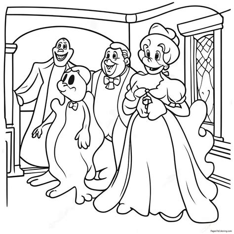 Disney Haunted Mansion Coloring Pages Printable