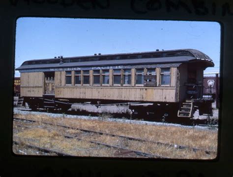 Western Pacific Wp Wooden Combine Car 402 Duplicate 35mm Railroad