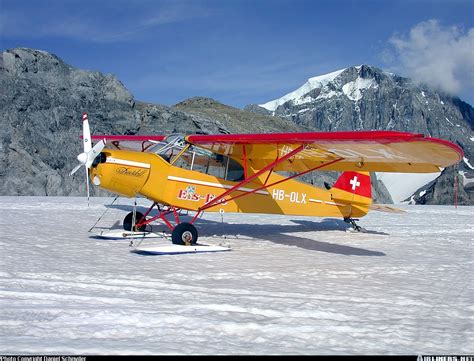 Piper Pa 18 180m Super Cub Eis Fee Aviation Photo 0251956