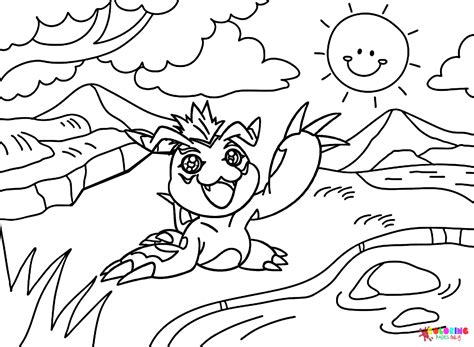 20 Gomamon Coloring Pages Free Printable Pdf And Online Coloring