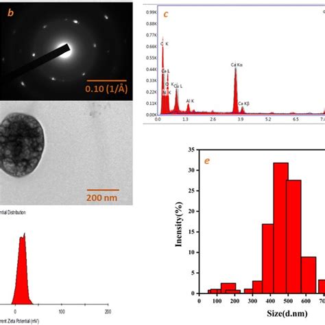 A Tem Image Of Ca Mof B Diffraction Pattern Inset Of Fig 4a