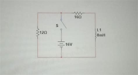 Solved The Switch In The Circuit Has Been Closed For A Long Chegg Com