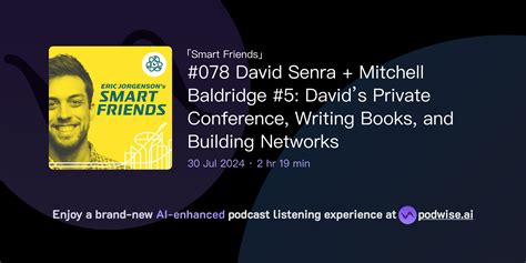 078 David Senra Mitchell Baldridge 5 Davids Private Conference Writing Books And