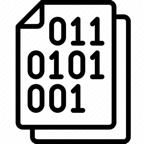 Binary Code Document Documentation Files Note Icon Download On