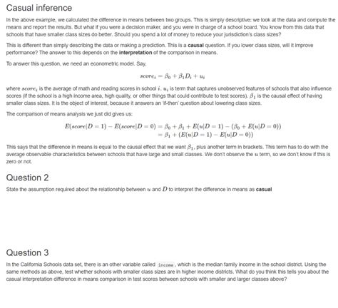 Casual Inference In The Above Example We Calculated