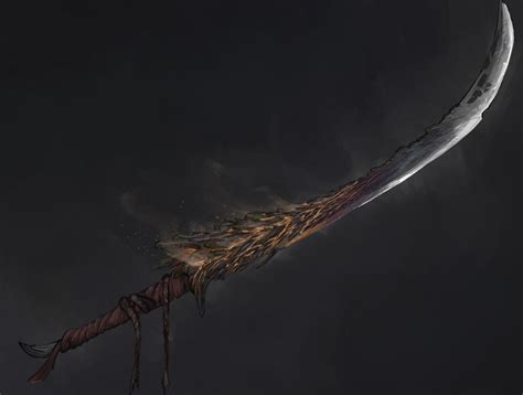 Smoldering Curved Greatsword Curved Dragon Greatsword Fantasy