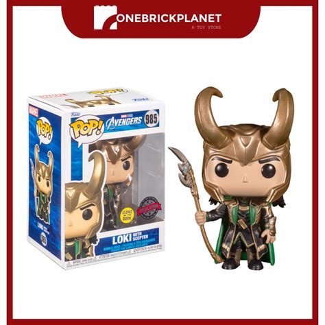 Funko Pop The Avengers Loki With Scepter Glow In The Dark 985