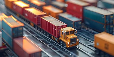 Optimizing Logistics Integrating Truck Container And Cargo Ship Transport Concept Shipping