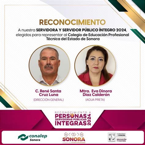 Conalep Conalep Sonora Presenta A La Servidora Y Servidor Públicos