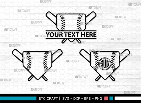 Baseball Monogram Baseball Svg Graphic By Pixel Elites · Creative Fabrica