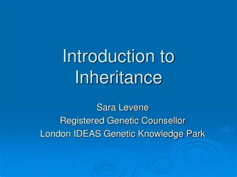 Ppt Introduction To Inheritance Powerpoint Presentation Free Download Id9472314