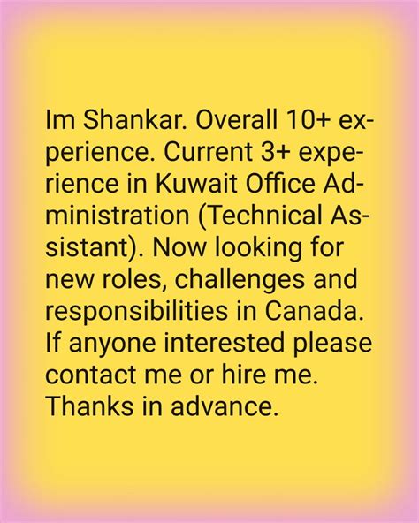 Sankar G Posted On Linkedin