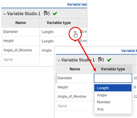 Variable Table Assembly