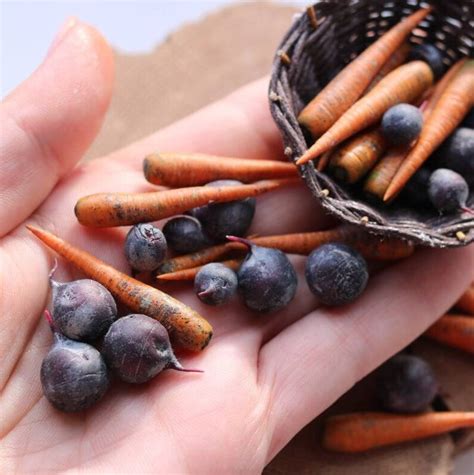 Mini Beet Vegetables For A Dollhouse In 1 6 Scale Miniature Etsy
