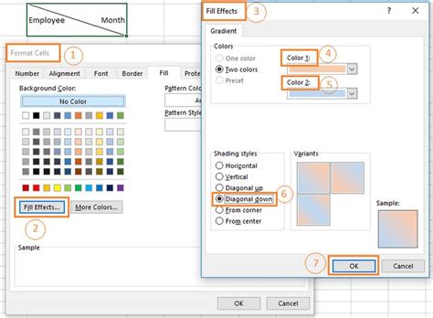How To Split A Cell In Half In Excel Both Diagonally And Horizontally