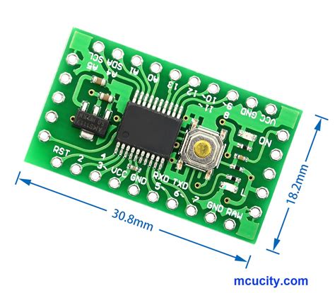 Lgt8f328p Ssop20 Minievb Replacement Pro Mini Atmega328p ขาย Arduino อุปกรณ์ฯ Esr Meter 18650
