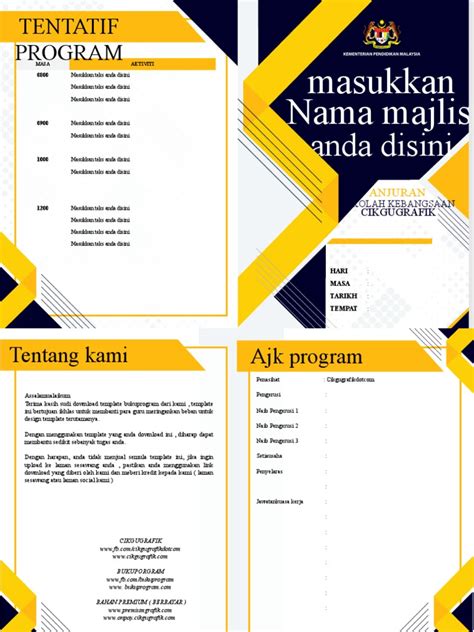 Template Buku Program Cg Pdf