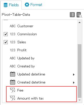 Calculated Fields