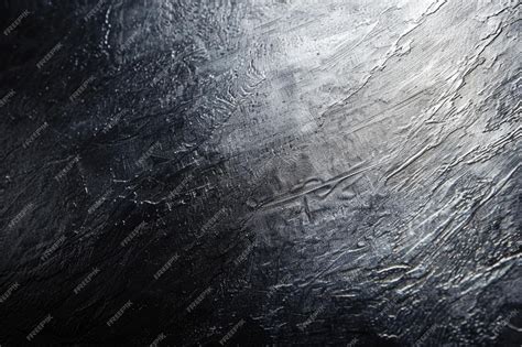 Matte Texture Gray Plastic Surface With Fine Texture And Soft Vignette