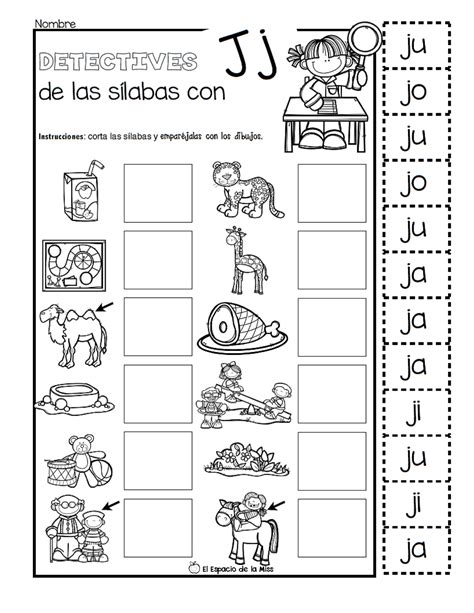 Super Cuaderno El Detective De Las SÍlabas Imagenes Educativas