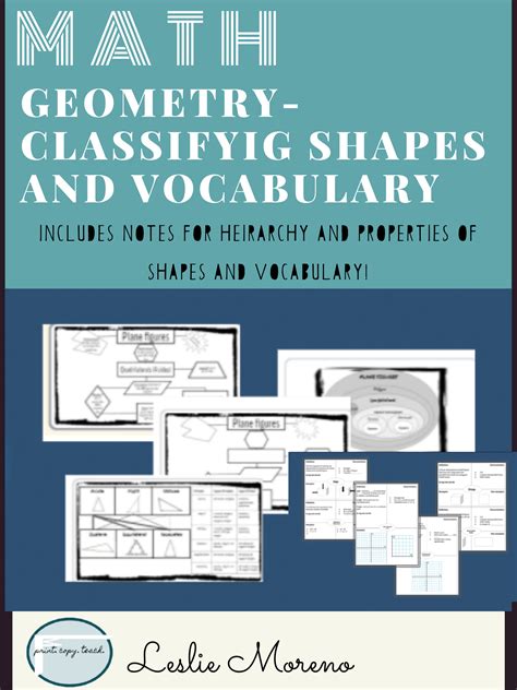 Geometry Vocabulary And Classification Notes Geometry Vocabulary