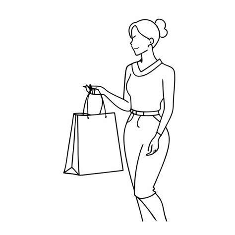 Page 2 Woman Shopping Drawing Images Free Download On Freepik