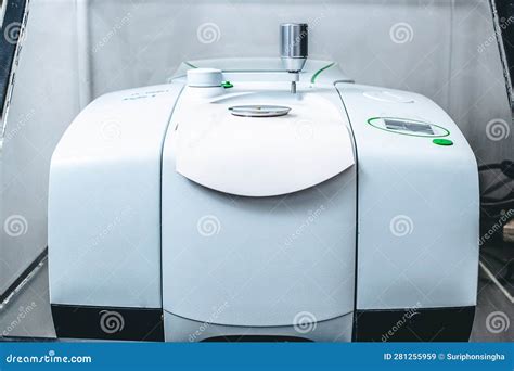 Fourier Transform Infrared Spectroscopy Ftir Instrument Stock Image