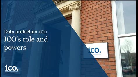 Data Protection 101 Icos Role And Powers Youtube