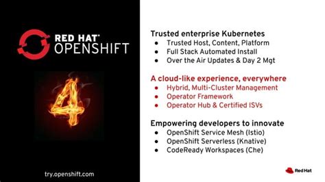Openshift 4 The Smarter Kubernetes Platform Pdf Cloud Computing Internet