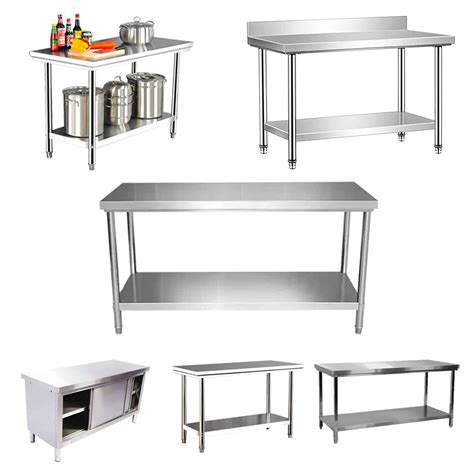 Customized Restaurant Hotel Kitchen Workbench Mesa Para Cocina De