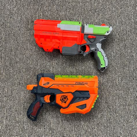 Nerf Zombie Strike Vortex Two Nerf Zombie Strike Fusefire Vortex Disc