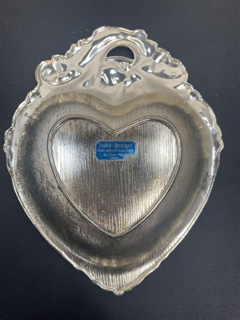 Silverplate Heart Dish Picker Place