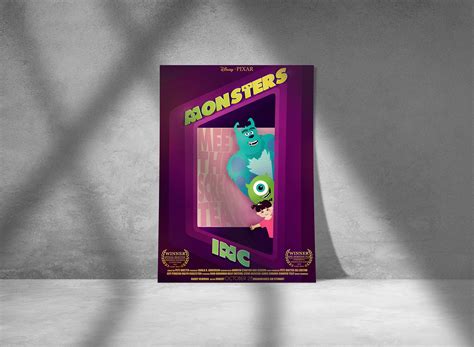 Monstersinc Movie Poster On Behance