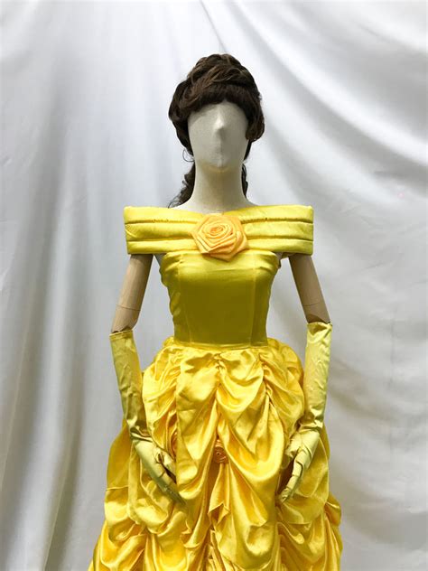 Disney Princess Belle Beauty And The Beast Ballgown Costume Yellow