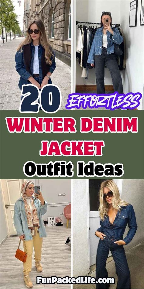 20 Effortless Winter Denim Jacket Outfit Ideas For A Cool Vibe